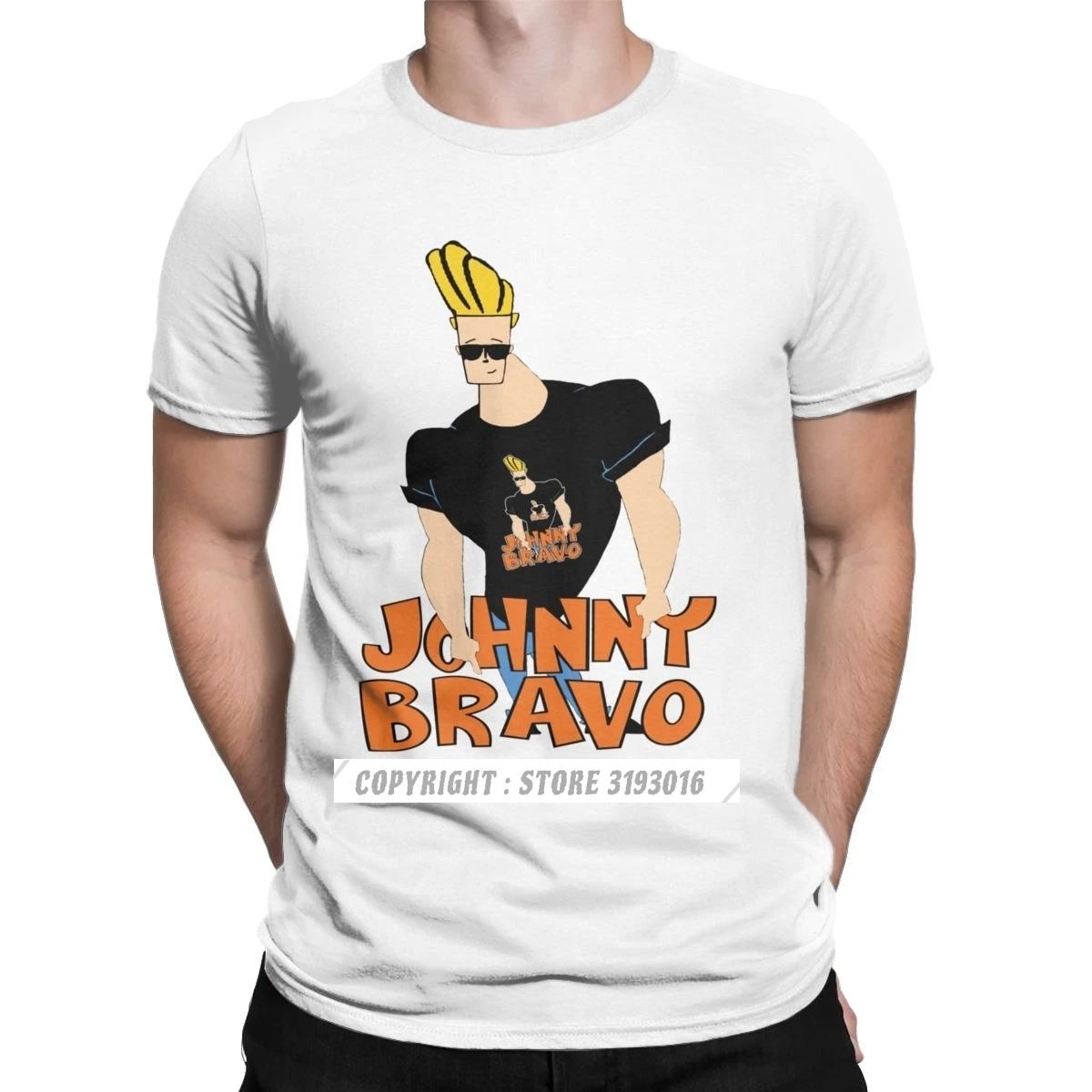 Johnny-Bravo-Tshirts-Crazy-T-Shirts-O-Neck-Pretty-Glasses-Sweatshirt ...
