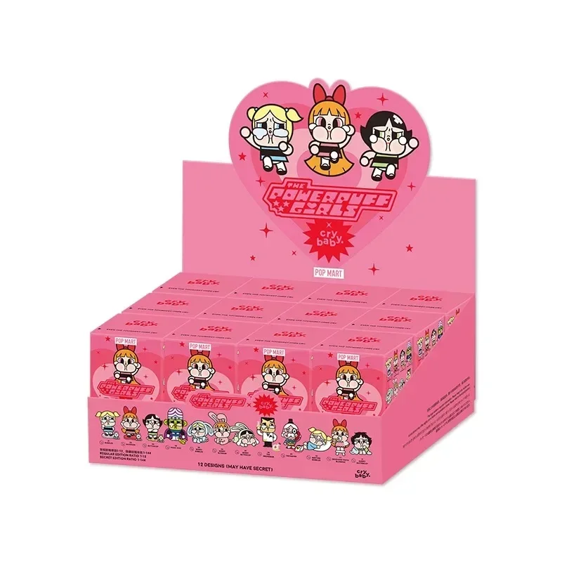 Original Pop Mart Crybaby Series Whole Set Blind Box Powerpuff Girl ...