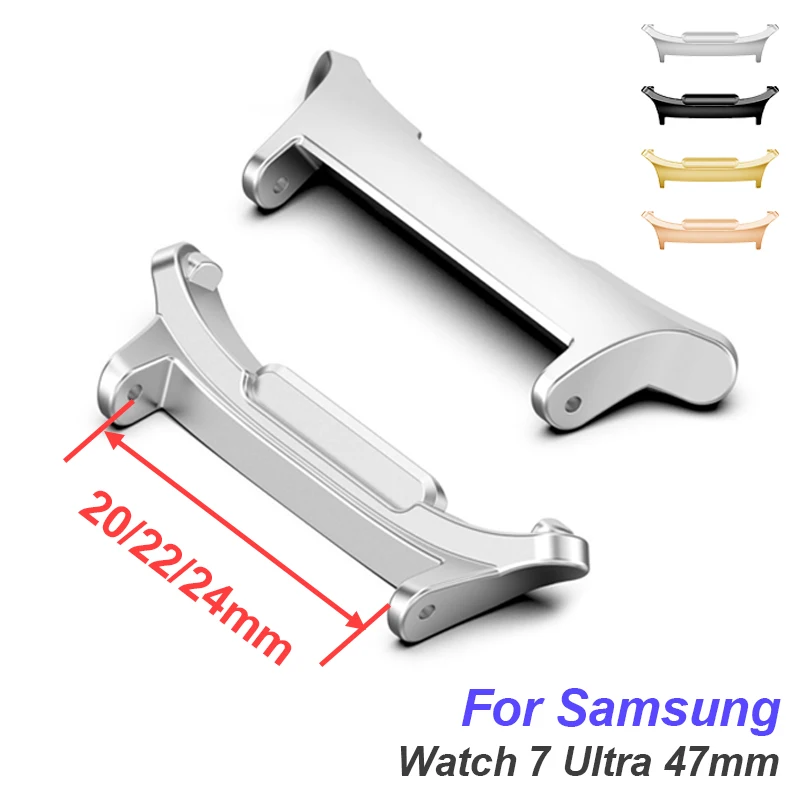 2pcs-Metal-Adapter-Watch-Band-Connectors-for-Samsung-Galaxy-Watch-7 ...
