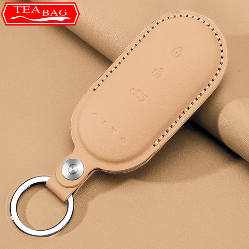 For Aito M5 M7 2024 2022 2023 Car Styling Key Bag Simple Leather Key ...