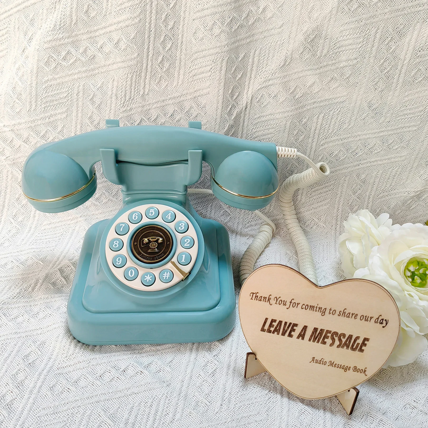 Antique-Wedding-Guest-Message-Book-Phone-Message-Recording-Vintage ...