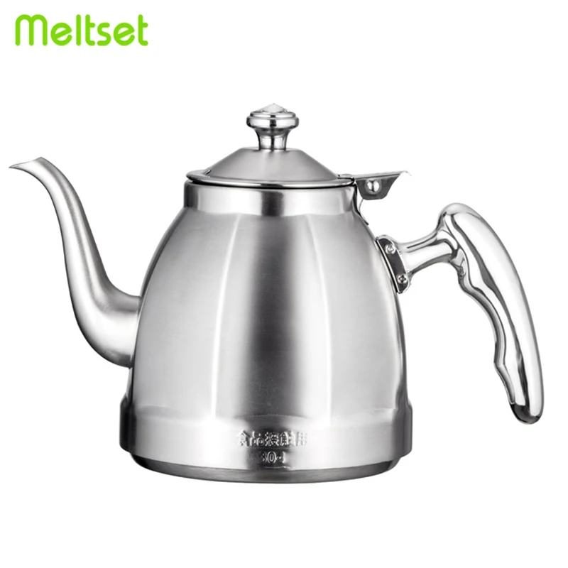 1.5L Stainless Steel Teapot Thick Tea Pot with Filter Kettle Kitchen ...