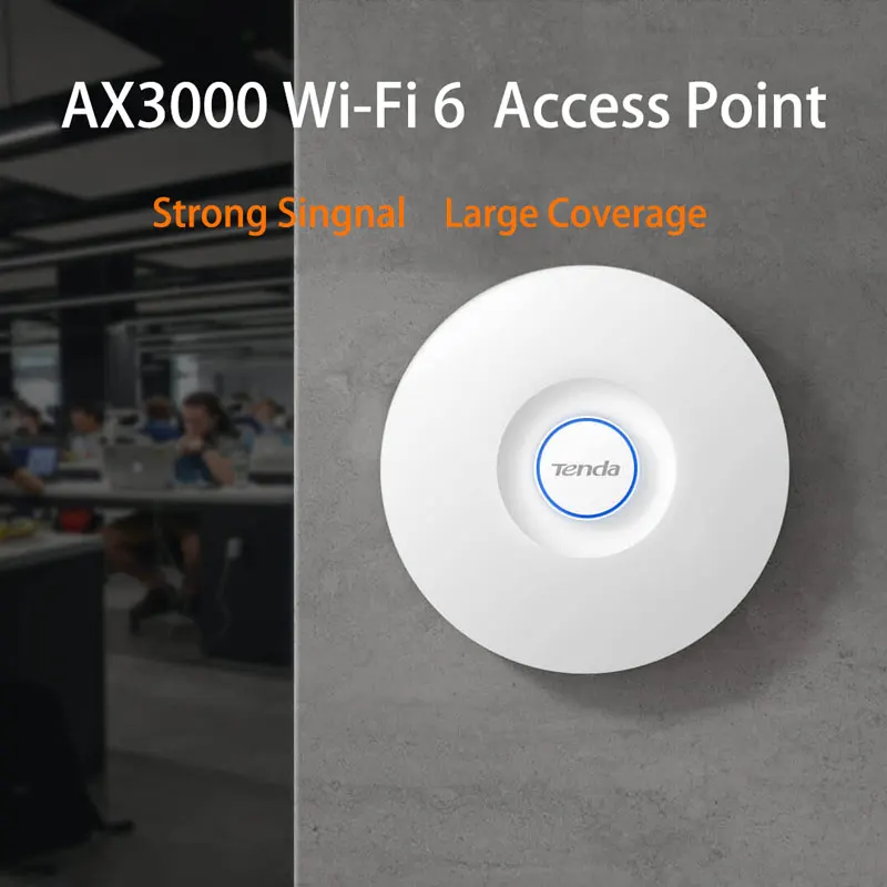Tenda i29 Ceiling-type Wifi wireless Wifi6 coverage high-power signal ...