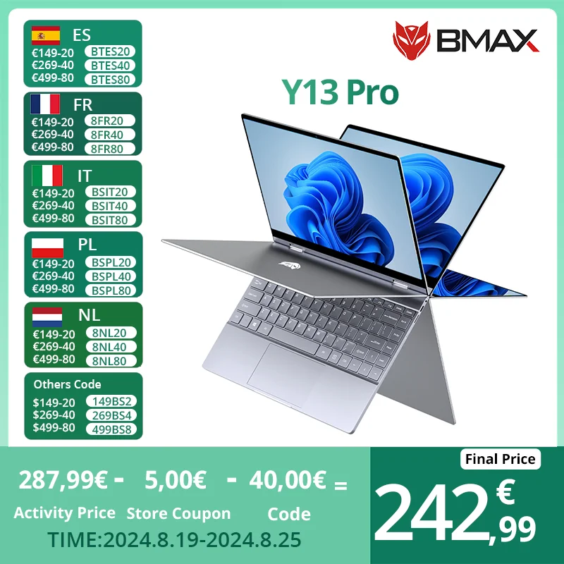BMAX-Y13PRO-360-Laptop-13-3-inch-Notebook-Windows-11-16GB-RAM-LPDDR5 ...