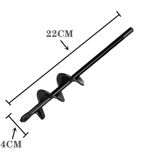 Tuinvijzel Spiraalvormige Boor Bloem Planter Bollen Schacht Twist Boor ...