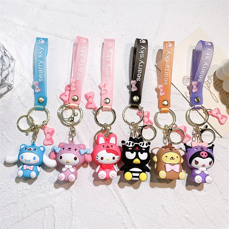Pink-cute-Sanrio-figure-key-chain-wholesale-pendant-new-cute-cartoon ...