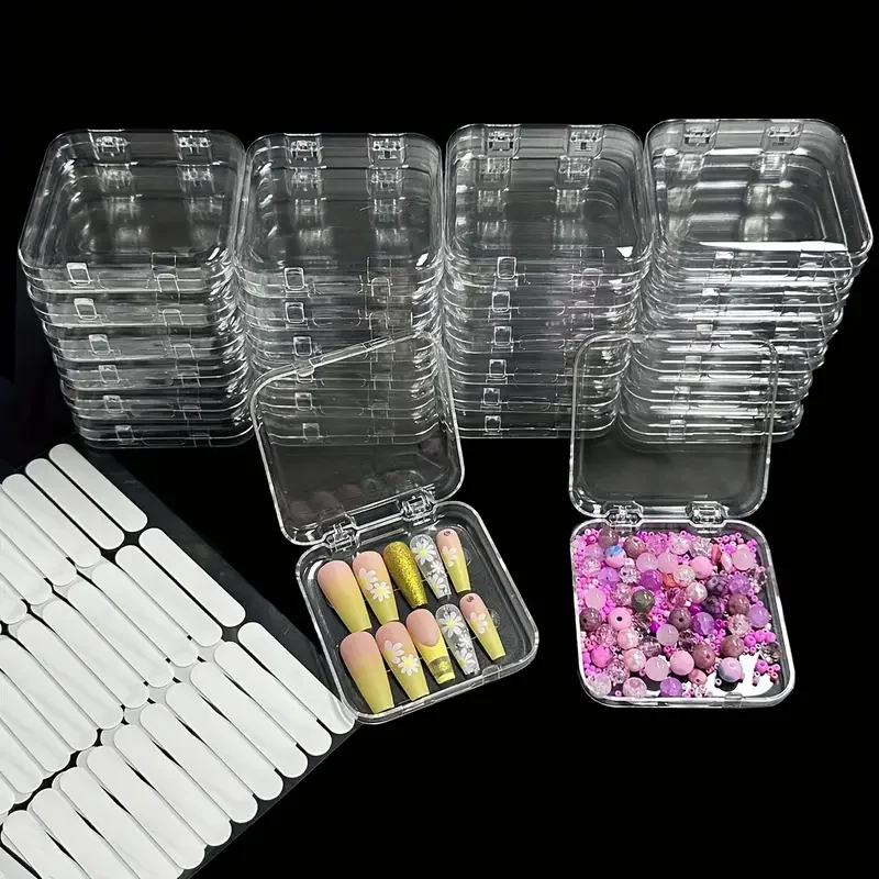10pcs-Press-on-Nail-Storage-Box-False-Nails-Display-Storage-Box-Acrylic ...