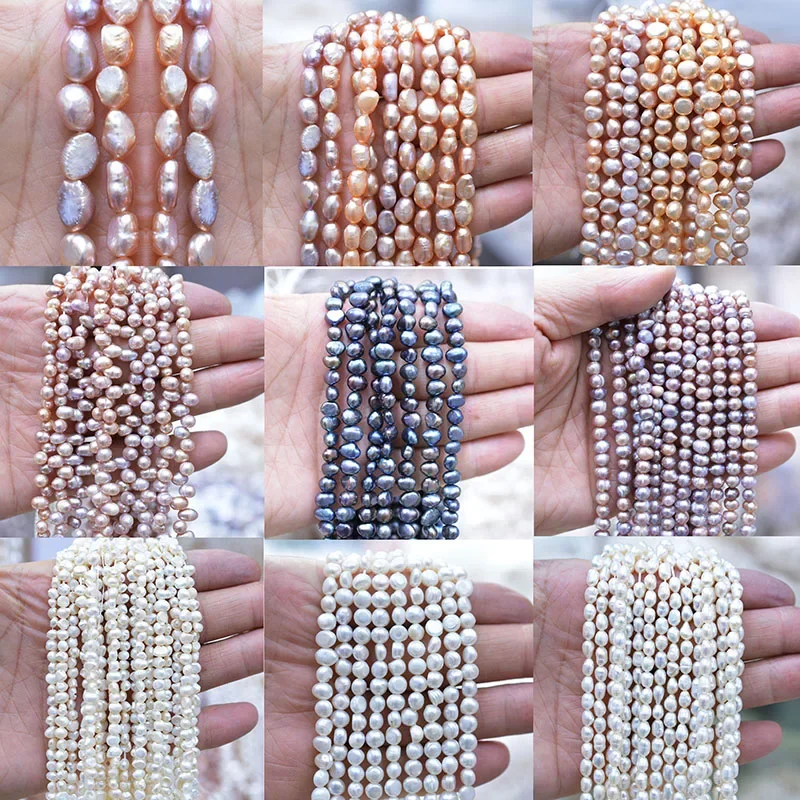 P-rolas-Soltas-para-Fazer-J-ias-Punch-Forma-de-Arroz-Colar-Elegante-e ...