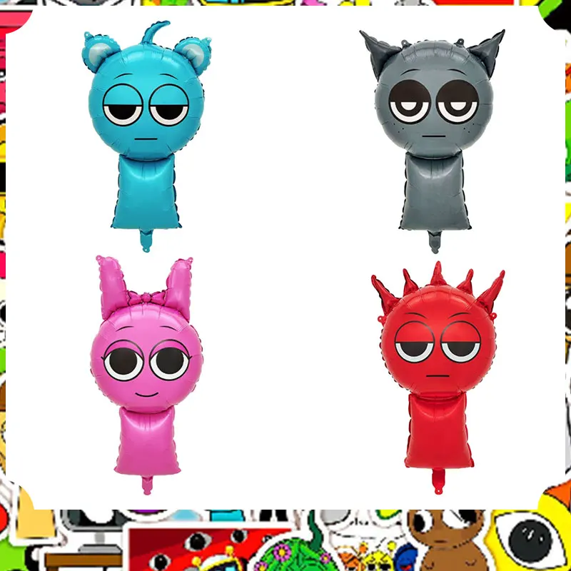 Sprunki Party Foil Balloons Birthday Party Decorations Party Gifts ...