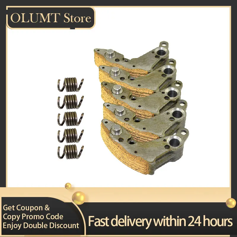 Motorcycle Drive Clutch Pads with Spring Pawl Assy For Scooter Moped ...