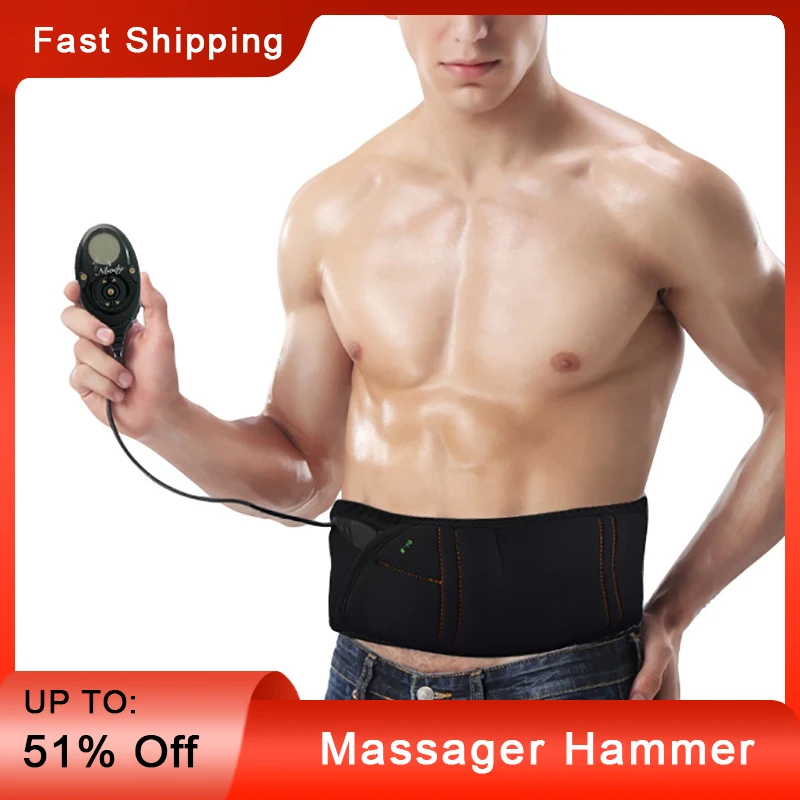 Abdominal-Gymnastics-Passive-Machine-EMS-Muscle-Stimulator-Electric ...