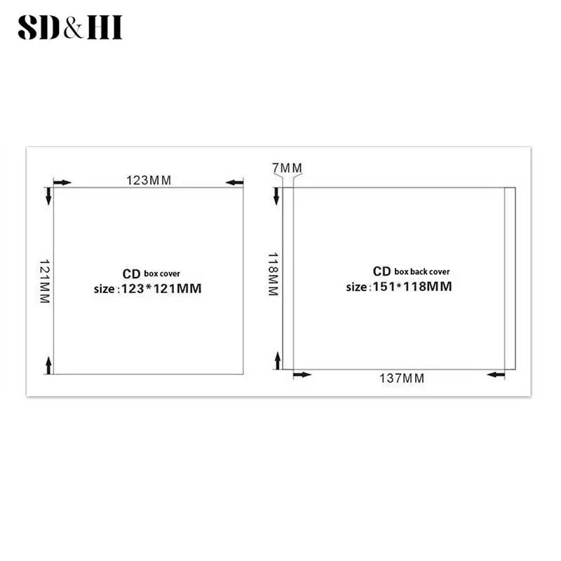 Cd Sleeve Dimensions