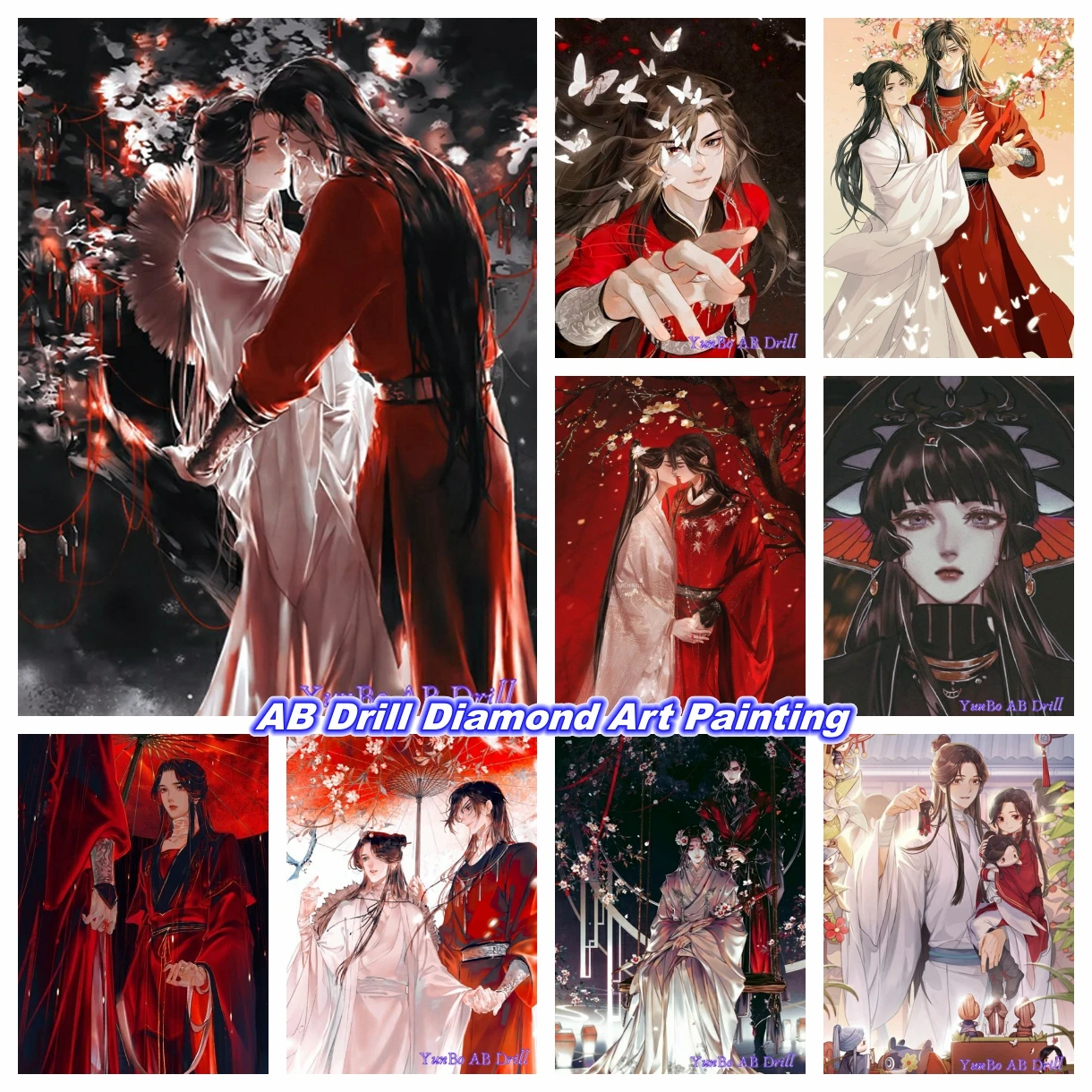 Heavens-Officials-Blessing-Tianguan-Cifu-AB-Diamond-Painting-Embroidery ...