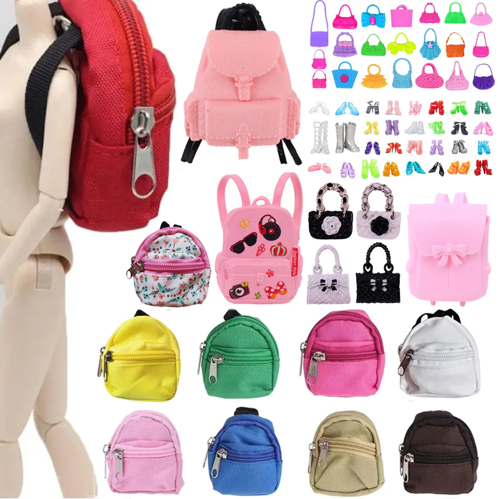 1PC-Solid-Color-Printing-Backpack-Travel-Backpack-Handbag-For-Barbiees ...
