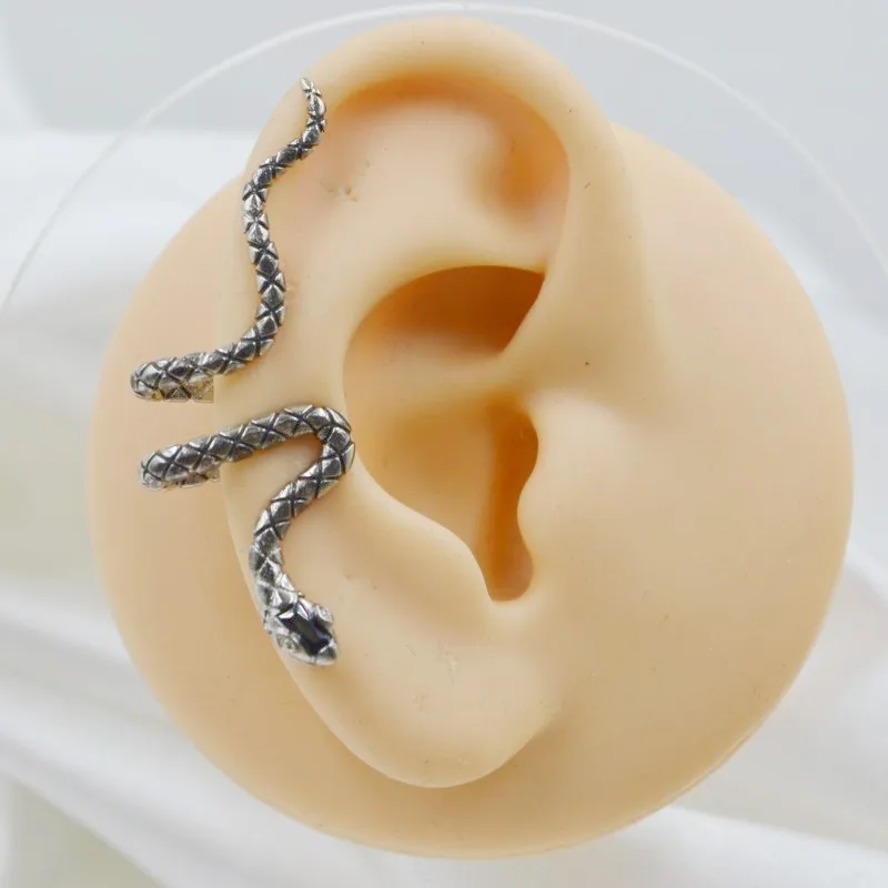 20pcs-Snake-PUNK-EMO-Ear-Cuff-Earring-Wrap-Clip-On-Earrings-Ear-Clip ...