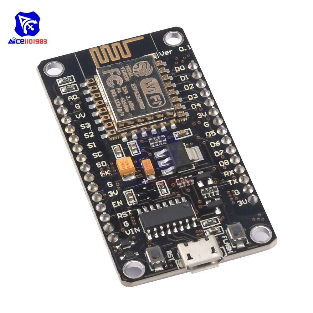 Diymore Placa de expansión inalámbrica ESP8266 ESP 12E, WiFi, CH340, CH340G, NodeMcu V3 para ...