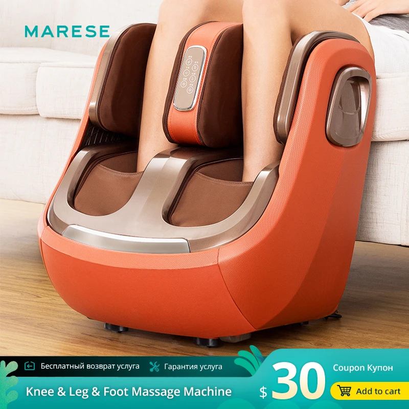MARESE Luxury Electric Leg Foot knee Massage Machine Heating Calf Air ...