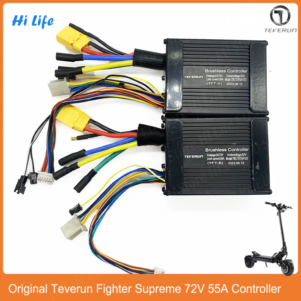 Original-Teverun-Fighter-Supreme-72V-55A-Controller-TFT-Sinve-Wave ...