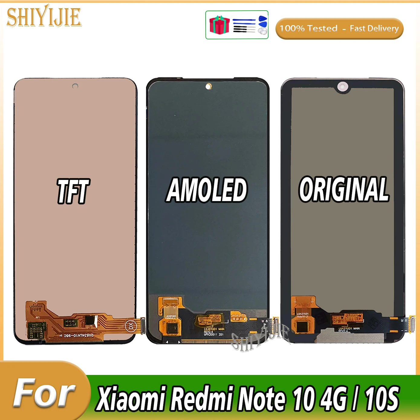 Display For Xiaomi Redmi Note 10S LCD Touch Screen Display Digitizer ...