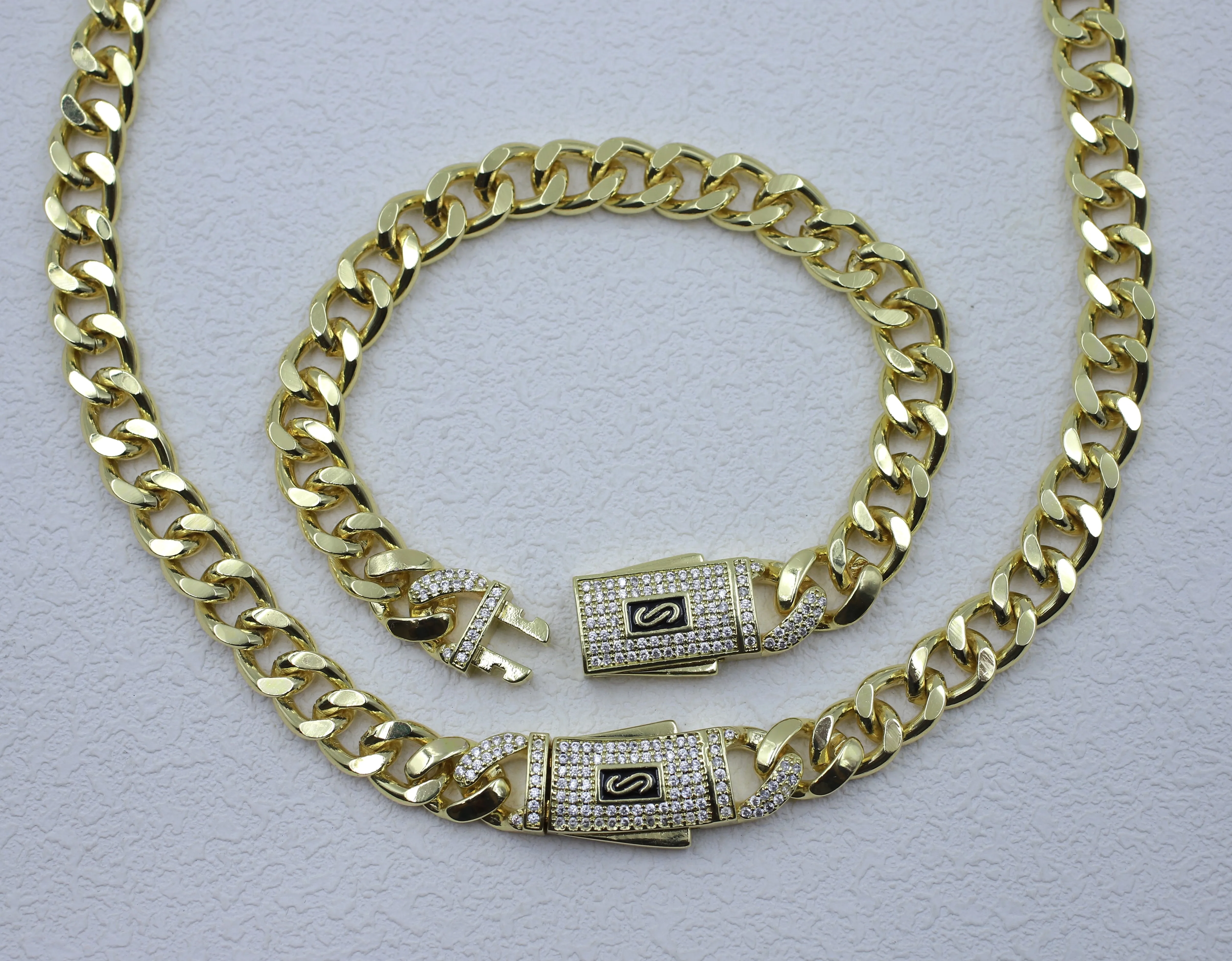 10mm-Cuban-Copper-Chain-for-Men-Hip-Hop-Rock-Jewelry-CZ-Zircon-Box-Lock ...