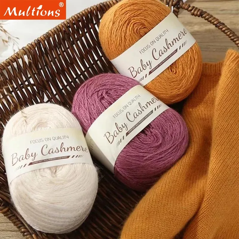 50g-roll-Soft-Wool-Knitting-Cashmere-Long-Thin-Yarn-Roll-Mohair-Yarn ...