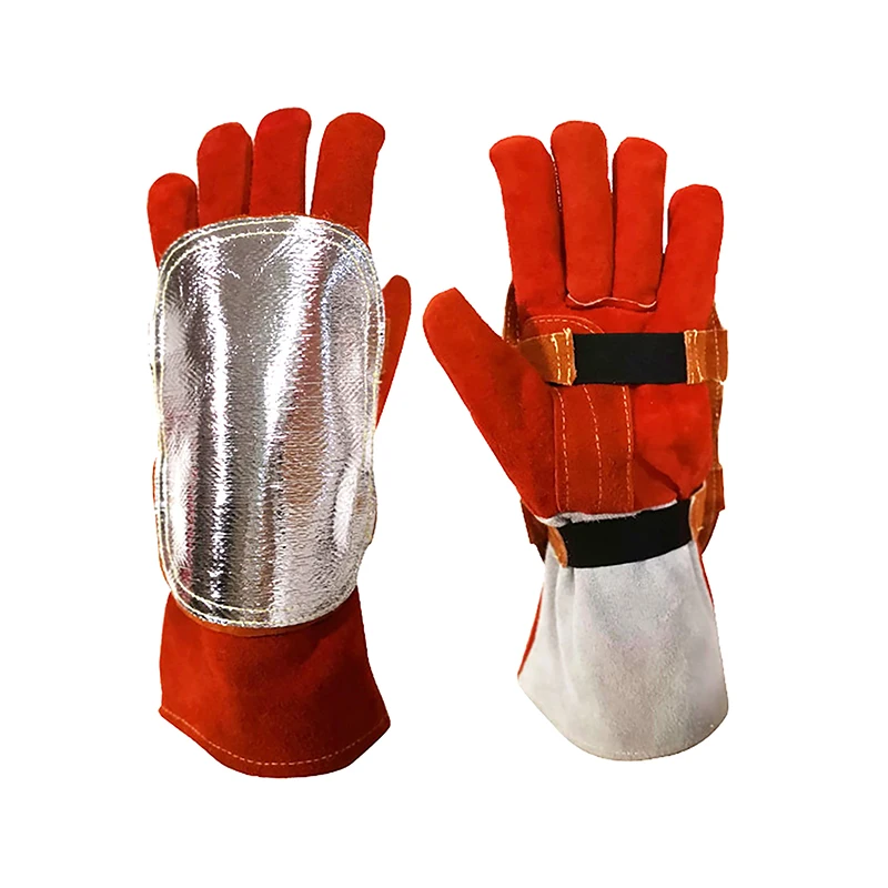 Aluminized Back Welding Hand Pad Fireproof Gloves Pad For Welder ...