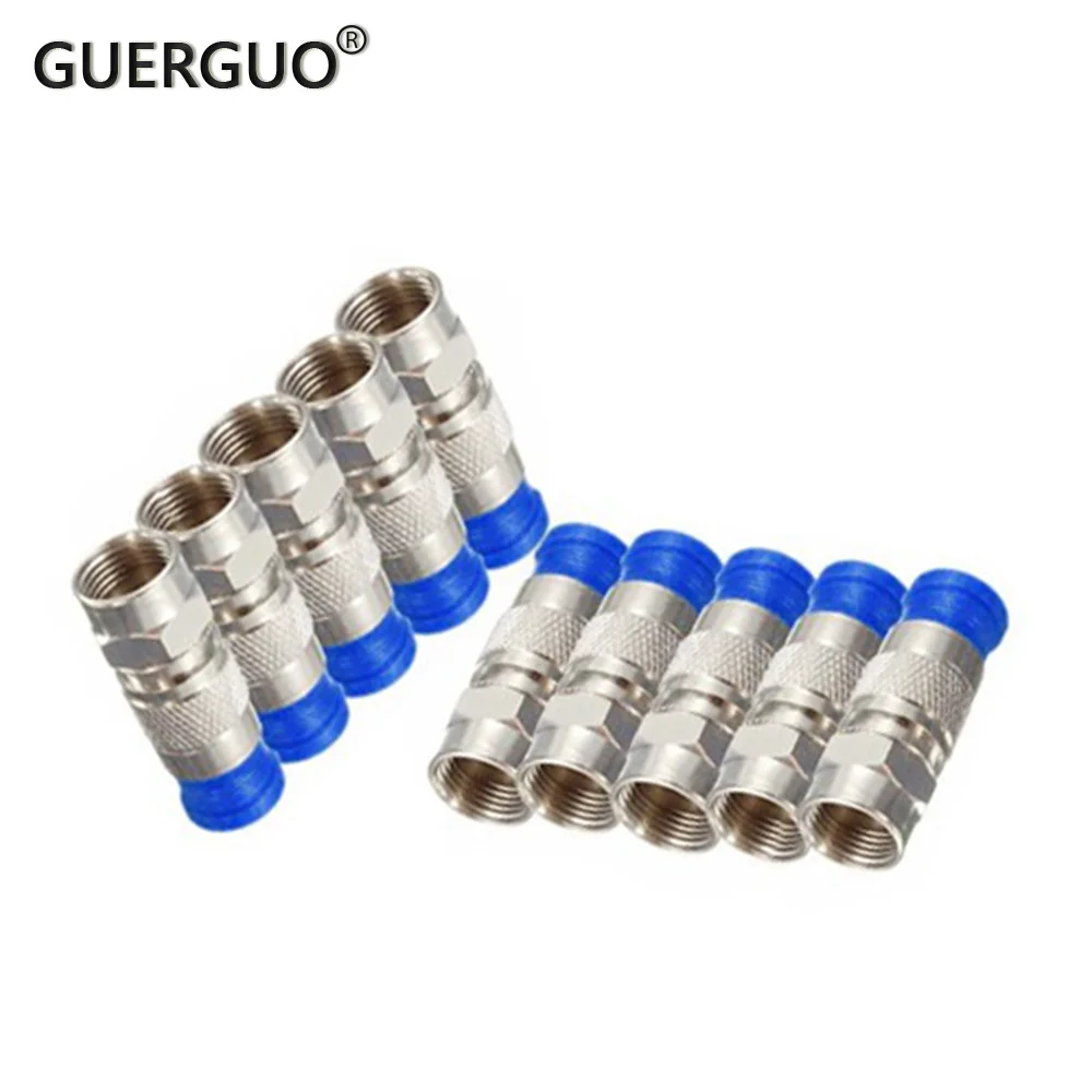 1PC-Copper-RG6-Coaxial-Cable-Extruded-Cold-Pressed-F-Connector-Imperial ...