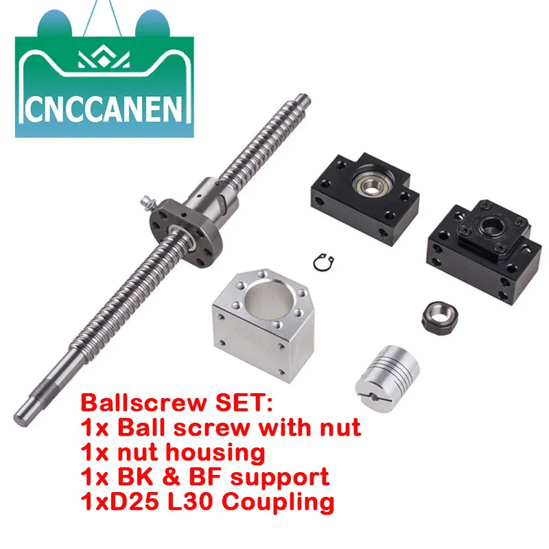 Ball Screw SFU1204 SFU1605 Machined RM1204 1605 BallScrew With Support ...