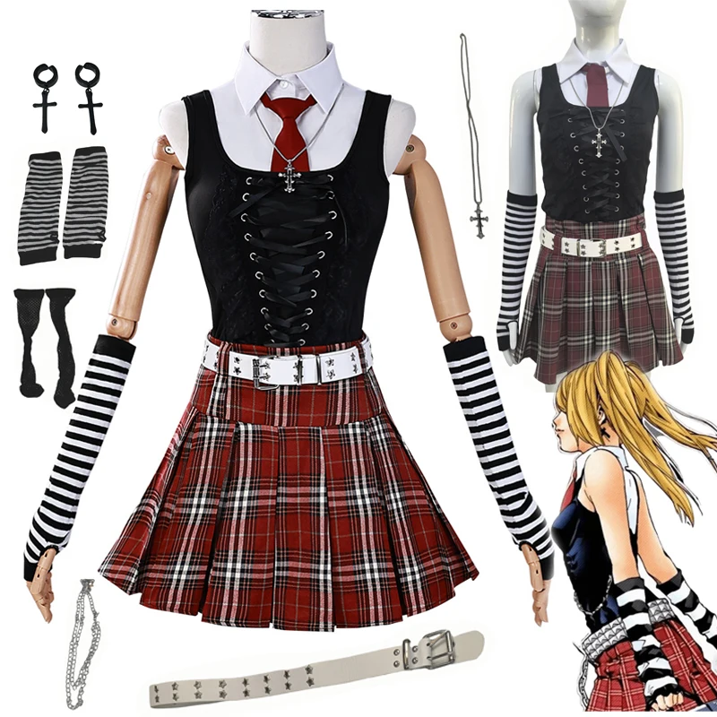 Misa Amane Cosplay Note Death Cosplay Costume Debut Daily Sexy Dress ...