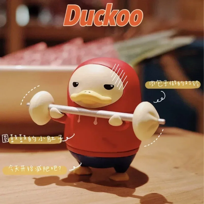 Pop Mart Duckoo Fitness Series Blind Box Guess Bag Mystery Box Toys ...