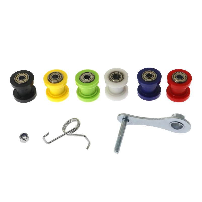 Chain-Tensioner-Spring-Roller-Slider-Guide-Adjuster-Wheel-Pulley-Kit ...