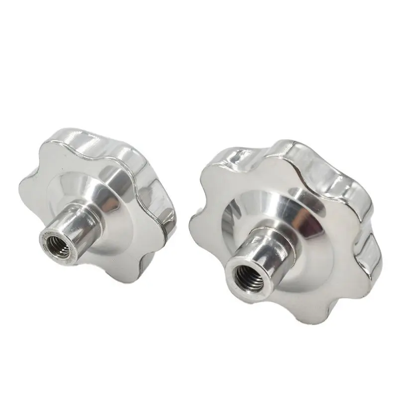 304-Stainless-Steel-Hand-Knob-Nuts-M12-M10-M8-M6-Plum-Handle-Rotating ...
