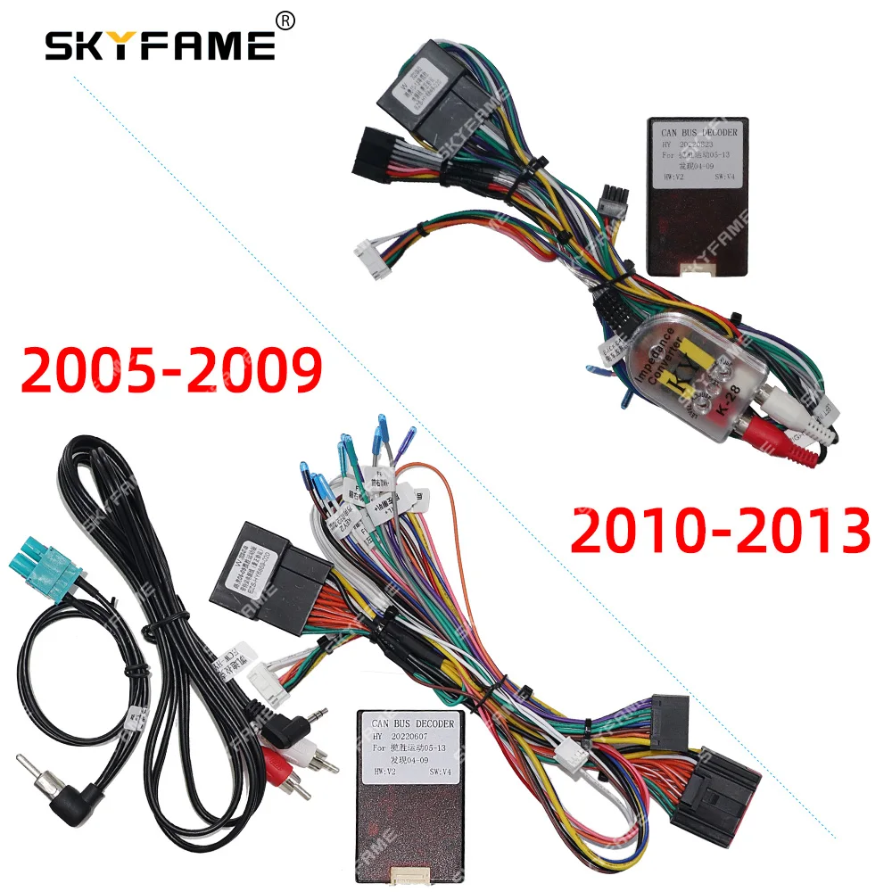 SKYFAME-16Pin-Car-Wire-Harness-Adapter-Canbus-Box-For-Android-Radio ...