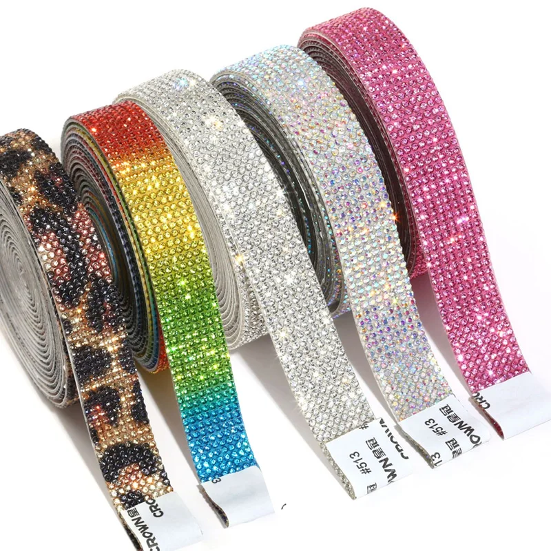 Self-adhesive Crystal Tape Rhinestones For Needlework Hot Fix ...