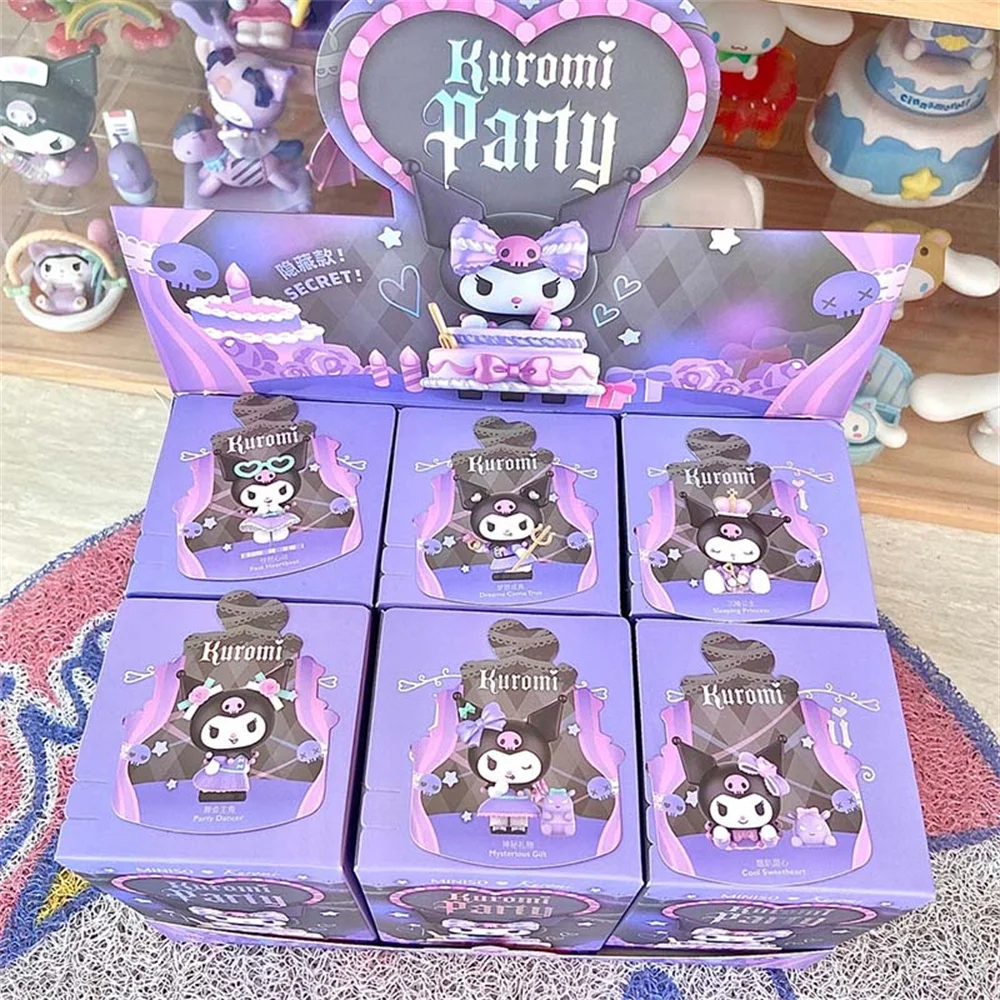 Mystery-Box-Kawaii-Sanrio-Figure-Kuromi-Birthday-Party-Series-Blind-Box ...