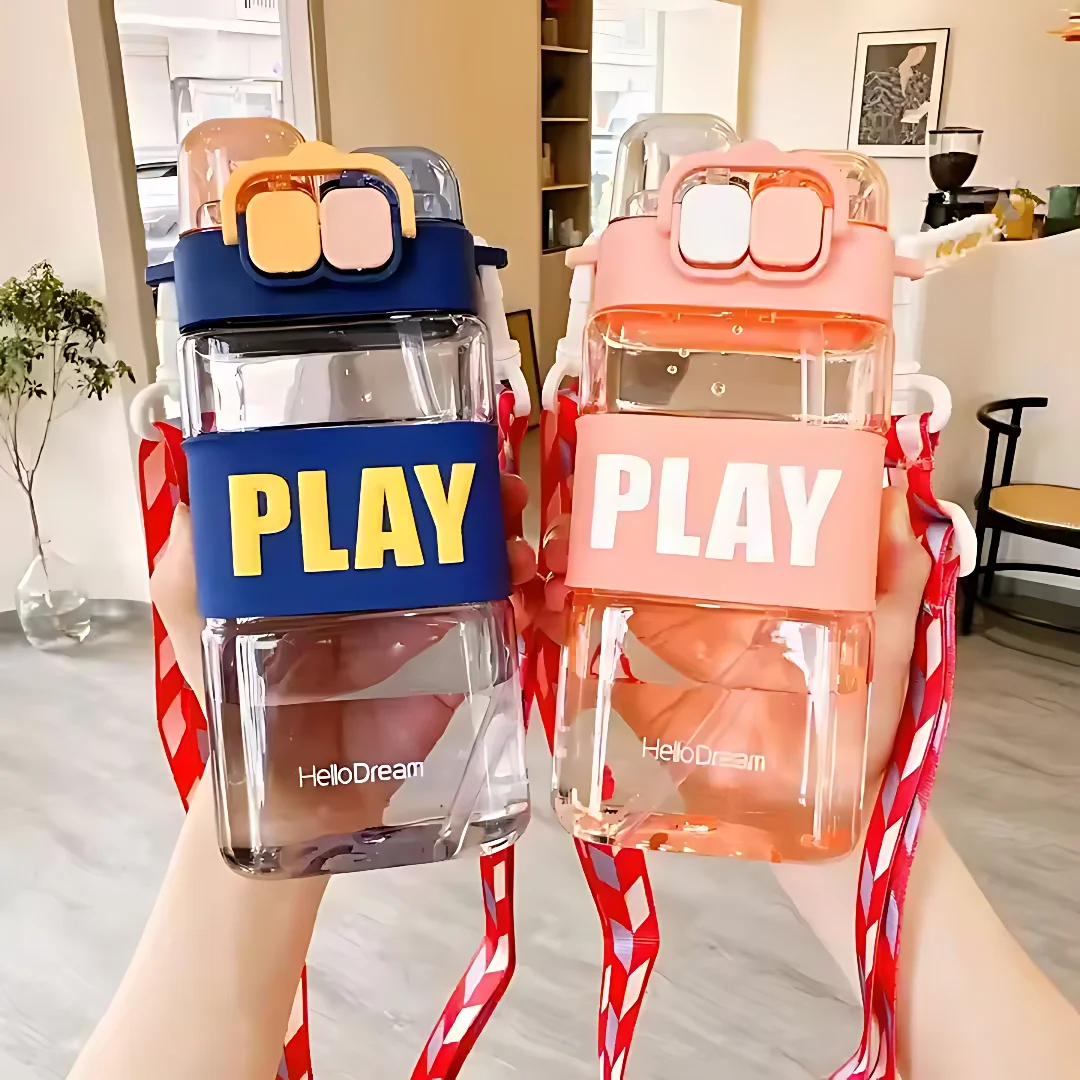 550ml-Tide-Play-Dual-Drinking-Square-Mug-Kids-High-value-Sport-Portable ...