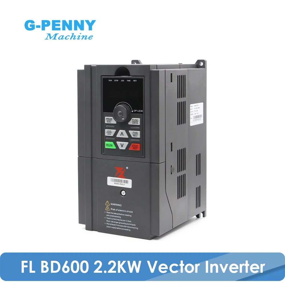 Fuling Brand BD600 220v/ 380v 2.2kw VFD Vector Frequency Drive Inverter ...
