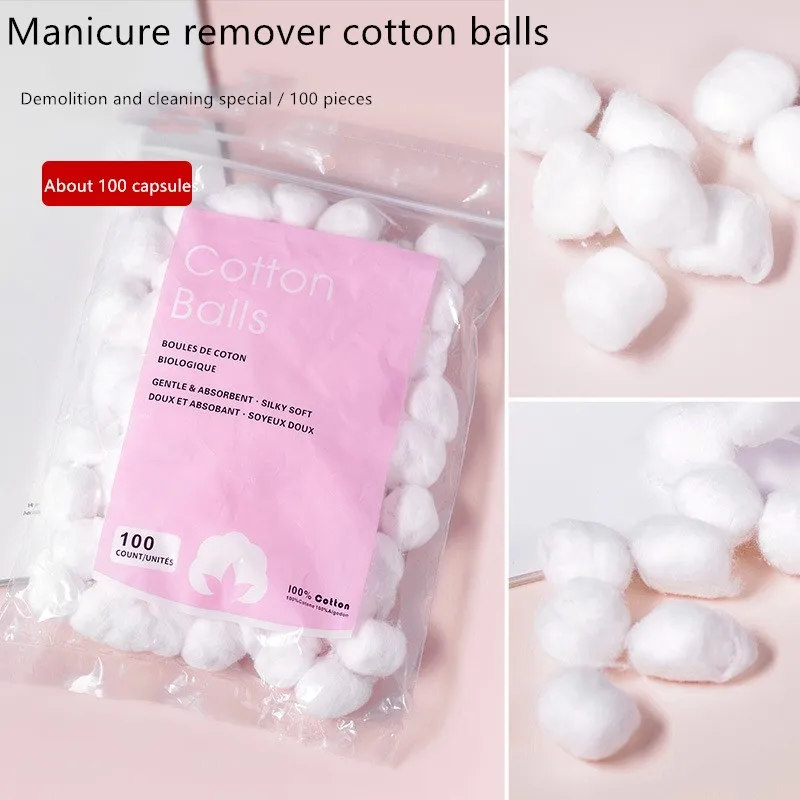 네일 제거 와이프 코튼 볼 젤 폴리시 리무버 네일 아트 클린 코튼 린트 프리 페이퍼 일회용 매니큐어 흡수 도구
