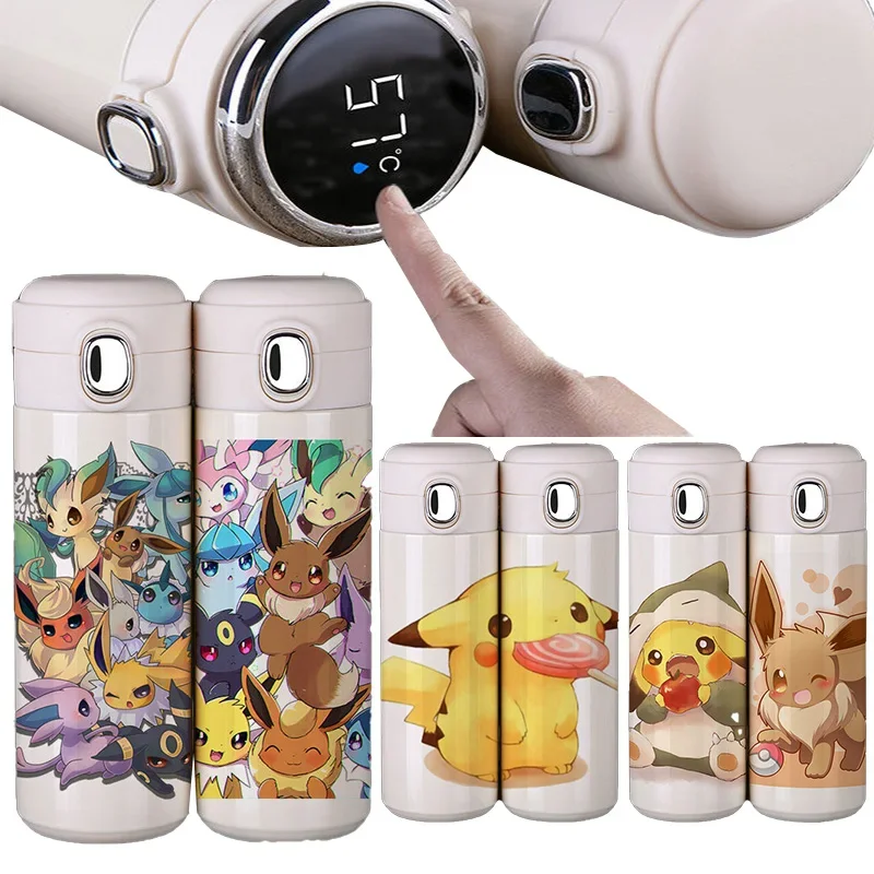 New-Pokemon-Pikachu-Water-Bottle-Stainless-Steel-Thermos-Cup-Cartoon ...