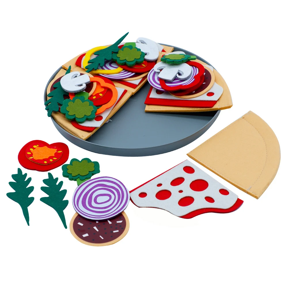 Felt-Pizza-Pretend-Play-Set-Montessori-Learning-Toy-Pizza-Fast-Food ...