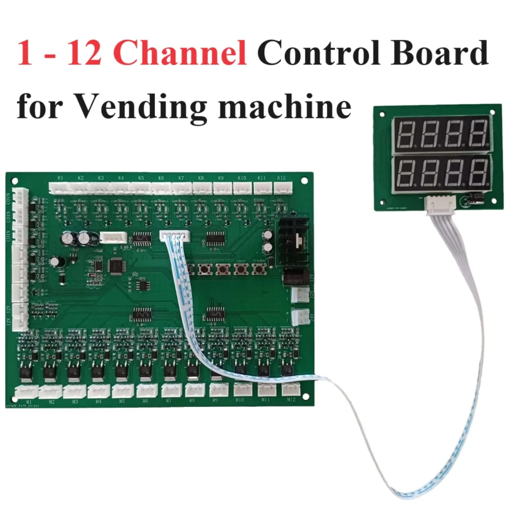 Sensor Pulse Control Multi Channel Control Board PCB for Vending ...