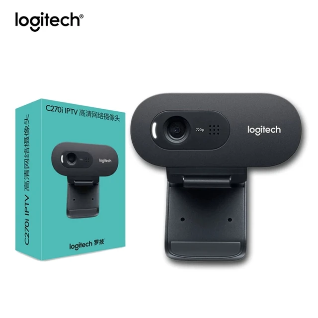 New Original Logitech Webcam C270 C270i HD Webcam 720P Network Built-in ...