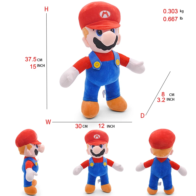 Bowser Mario Plush Toys King K.Rool Meowser Female Bowser Cartoon Game ...