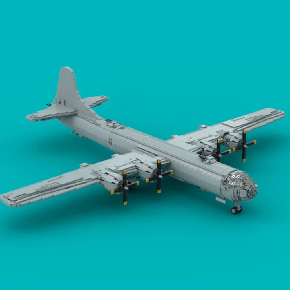 MOC-Superfortress-Long-Range-Plane-B-29-Bomber-Fighter-Building-Blocks ...