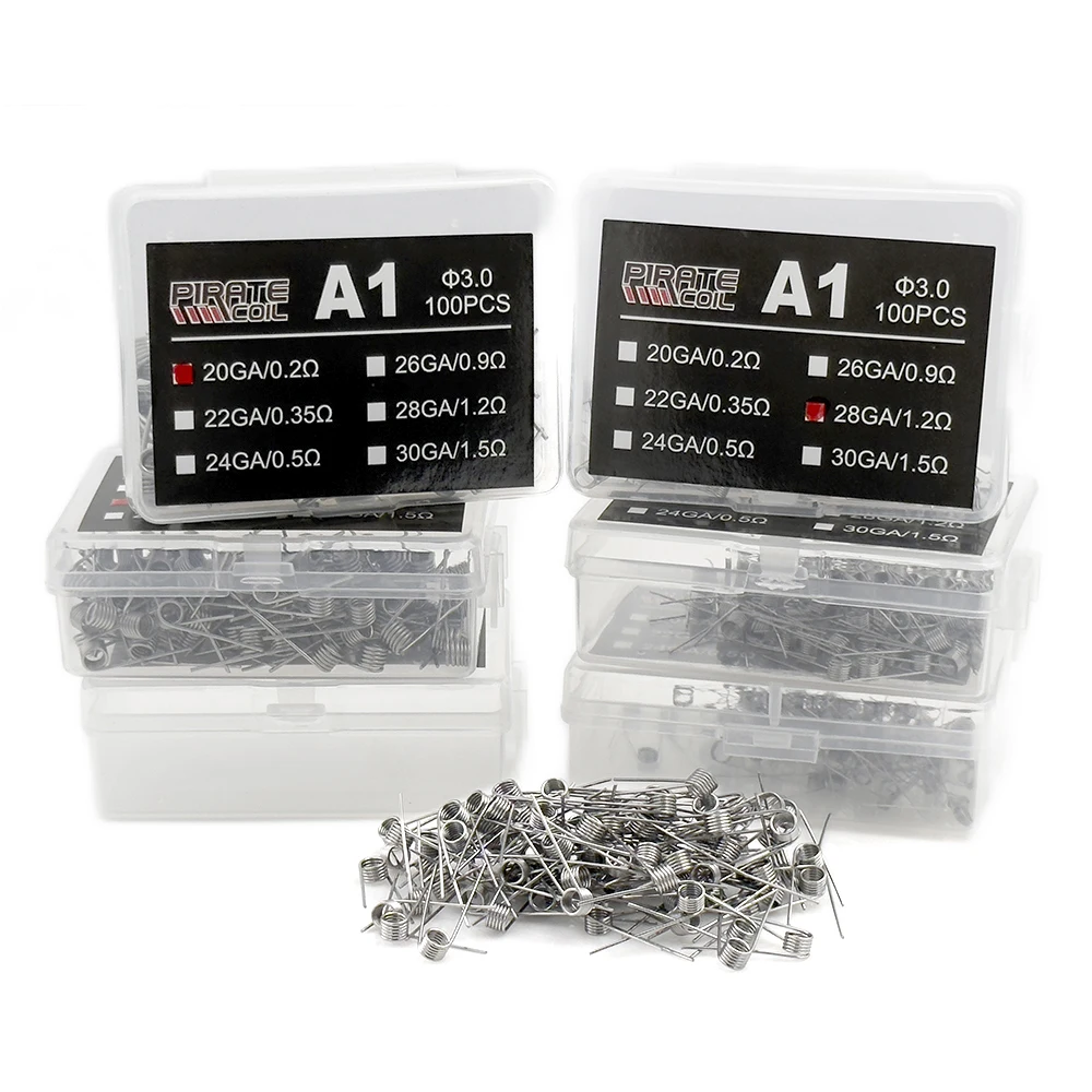 100PCS-BOX-Pirate-A1-Coil-Wire-3-0mm-Diameter-Heating-Resistance ...