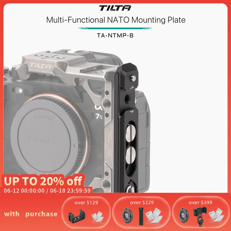 TILTA TA NTMP B Multi Functional NATO Mounting Plate Black| | - AliExpress