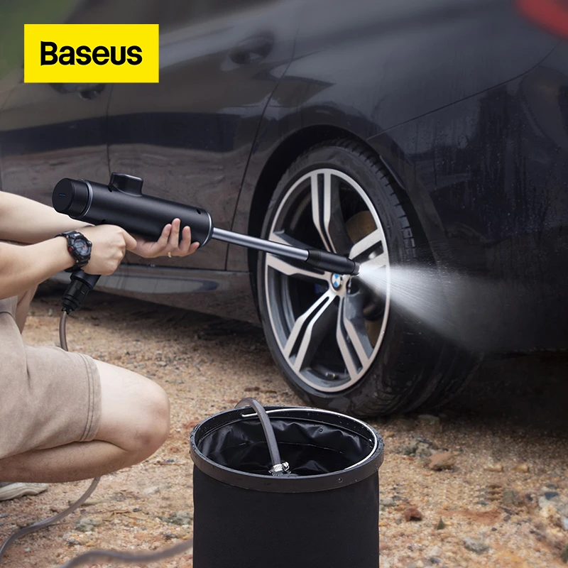 Baseus Car Water Gun High Pressure Cleaner Auto Car Washer Spray Car ...