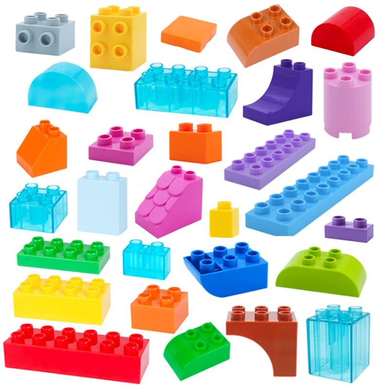 6 Pcs Big Building Blocks Accessories Compatible Enlighten Large Bricks ...
