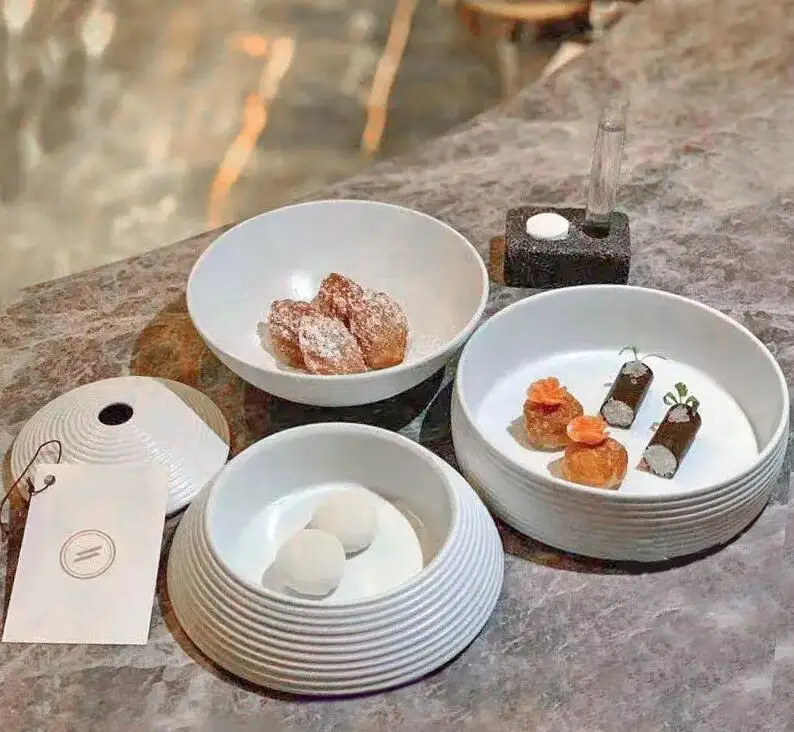 Creative-Combination-Ceramic-Tableware-Hotel-Restaurant-Dessert-Plate ...