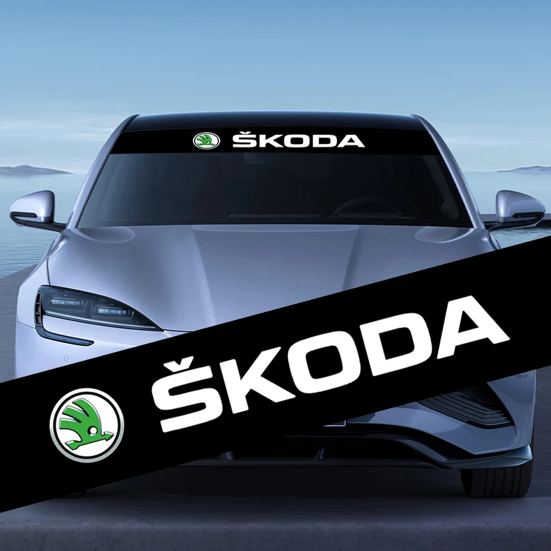 New-Car-front-window-shade-decorative-sticker-For-Skoda-Octavia-1-2-3 ...